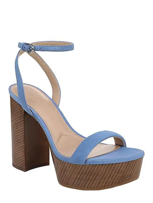 FAVORITE DAUGHTER Ankle-strap Platform Sandals - Blue