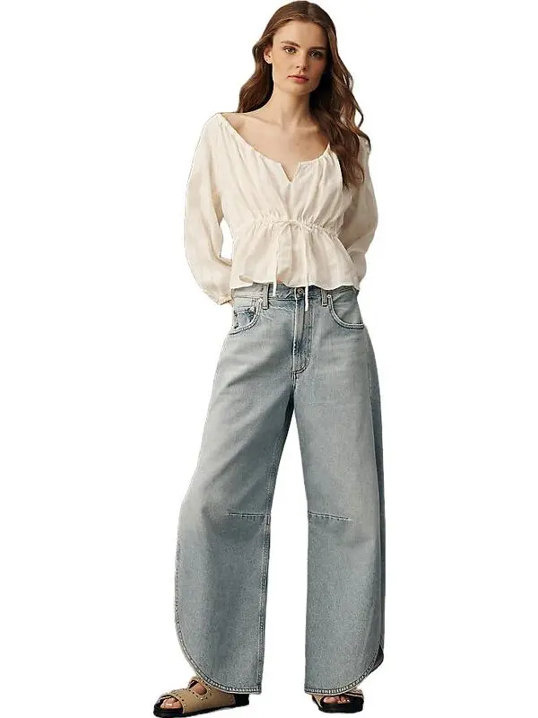Citizens Of Humanity Tulip High-rise Tapered Jeans - Somersault