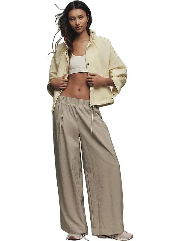 Maeve Wide-leg Trousers - Beige