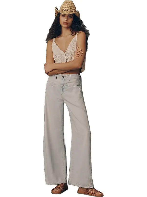 Closed Tori Mid-rise Wide-leg Jeans - Extreme Light