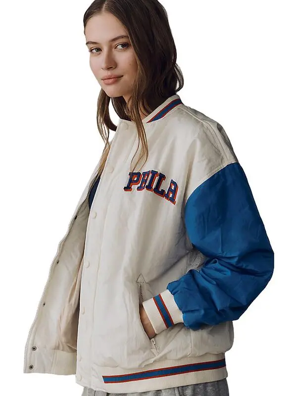 Terez Nba Bomber Jacket - 76ers