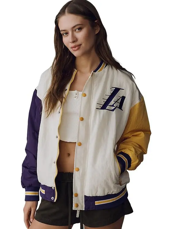 Terez Nba Bomber Jacket - Lakers