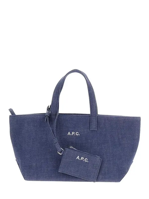 A.p.c. Le Drummer Tote Bag - Blue