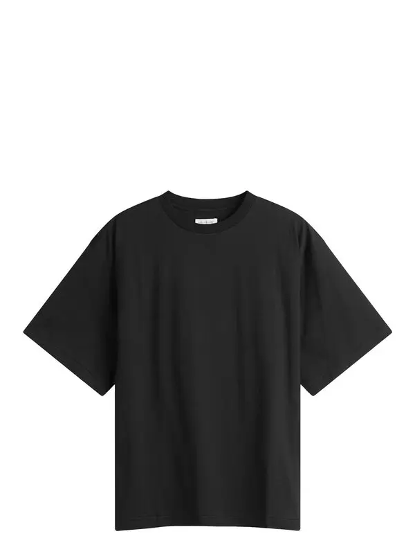 KAPTAIN SUNSHINE Suvin Cotton Short Sleeve T-shirt - Black
