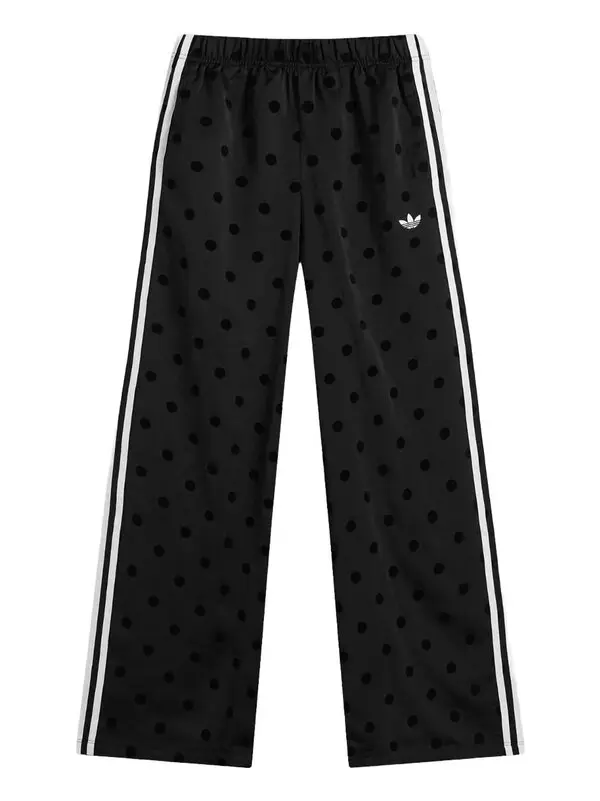 Adidas Polka Dot Firebird Track Pants - Black