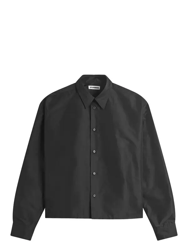 JIL SANDER Nylon Shirt Jacket - Black