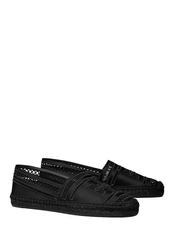 Tory Burch Open Weave Espadrille - Perfect Black