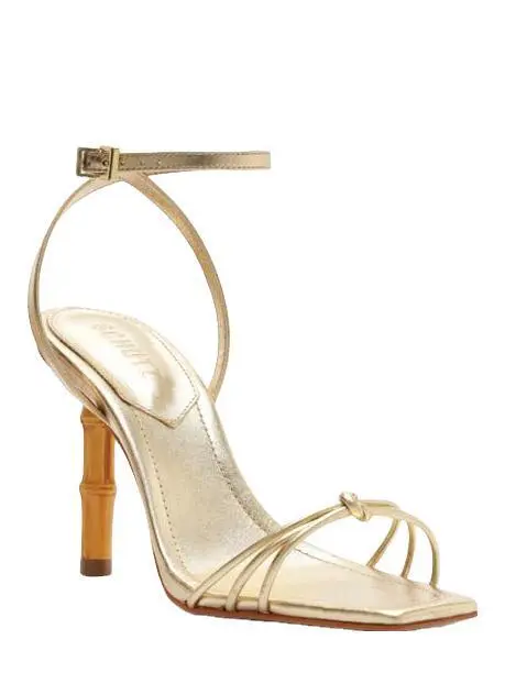 Schutz Haven Ankle Strap Sandal - Platinum