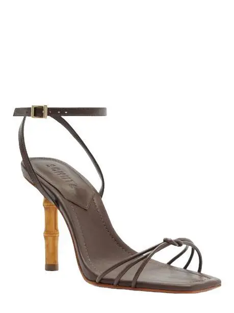 Schutz Haven Ankle Strap Sandal - Root Brown