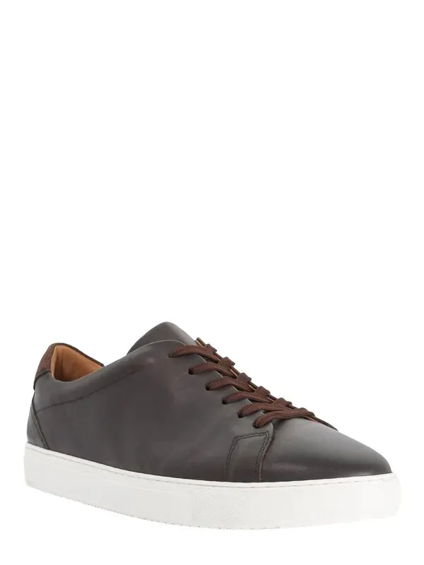 Dune London Trevons Low Top Sneaker - Dark Brown