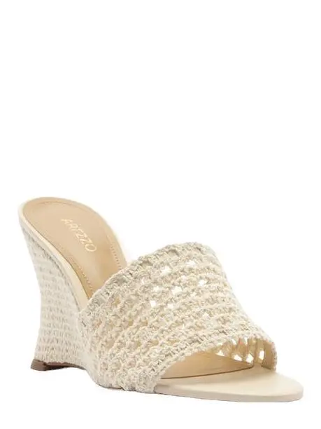 AREZZO Wedge Slide Sandal - White