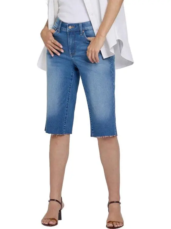 NYDJ Kristie Denim Bermuda Shorts - Pacifica