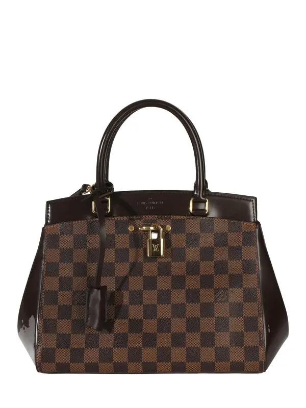 LOUIS VUITTON Damier Ebene Canvas Rivoli Pm - Brown