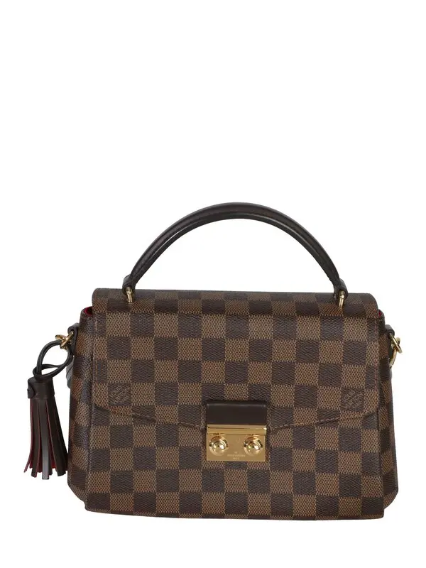 LOUIS VUITTON Damier Ebene Canvas Croisette - Brown