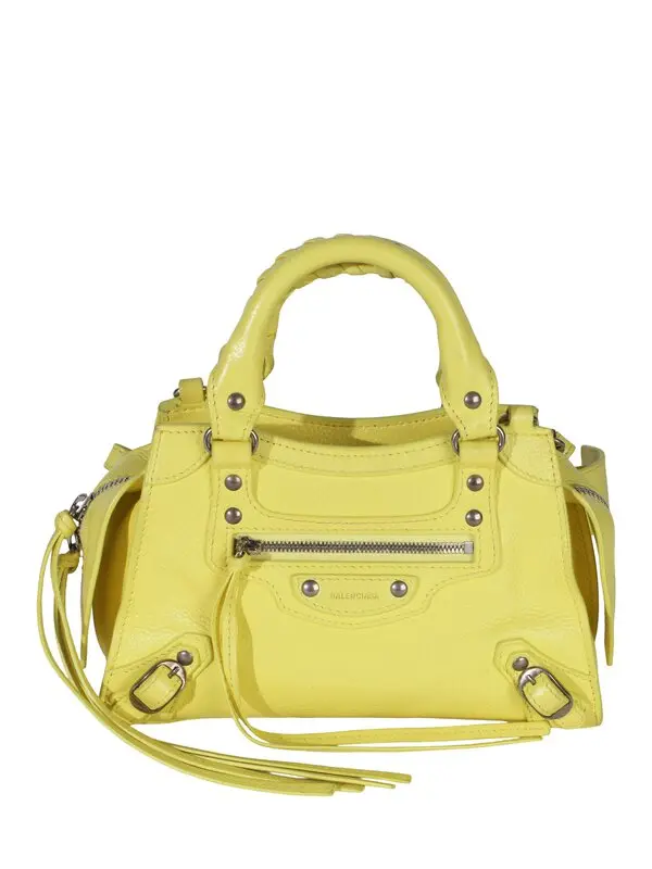 Balenciaga Grained Calfskin Neo Classic City Bag - Yellow