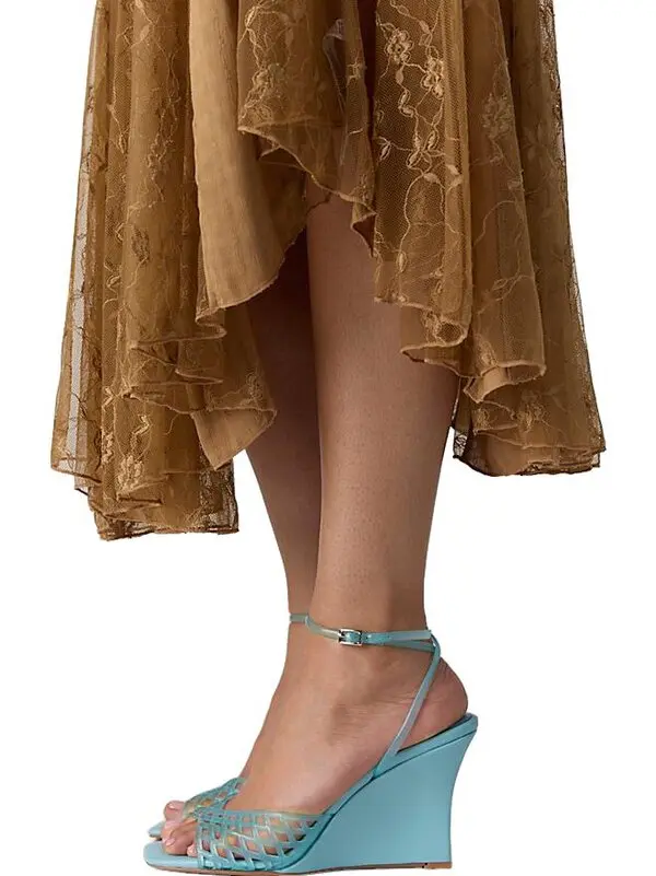 Jeffrey Campbell Marbella Jelly Wedges - Blue