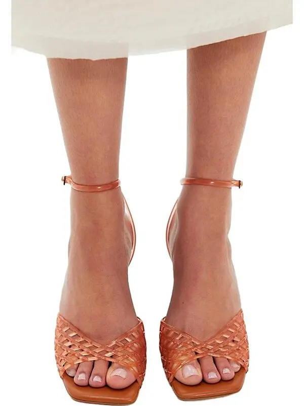 Jeffrey Campbell Marbella Jelly Wedges - Caramel