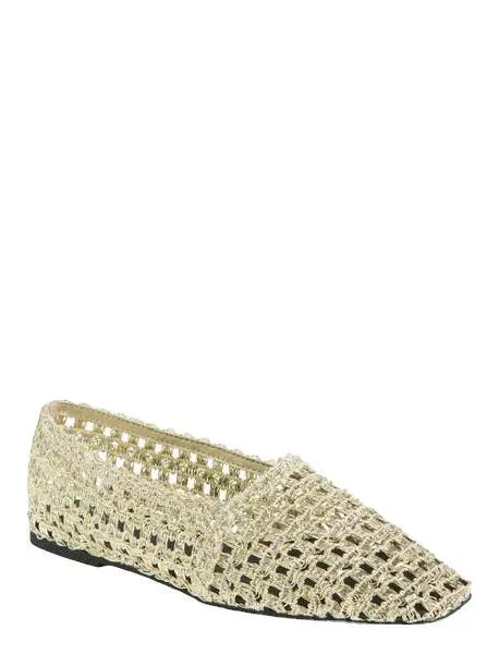Rag & Bone Emma Woven Flats - Gold Mesh
