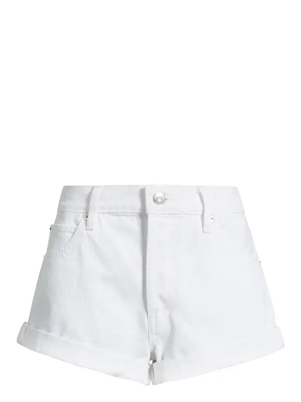 FRAME The Darling Denim Shorts - White
