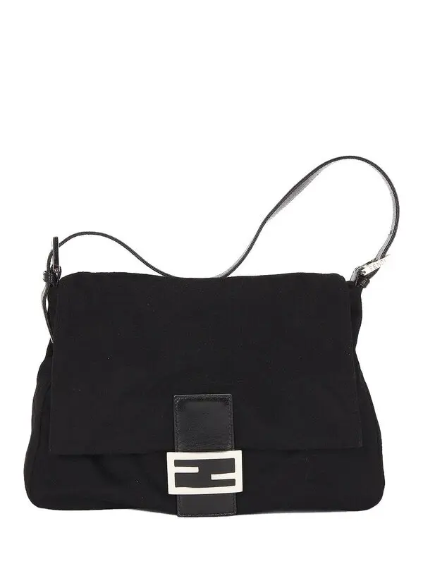 Fendi Mama Baguette Shoulder Bag - Black