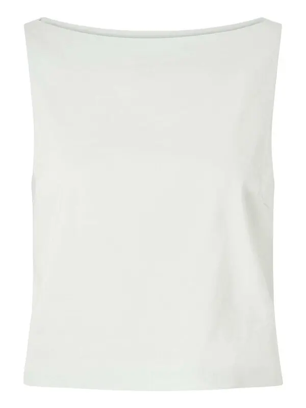 Theory Linen-blend Top - Mint