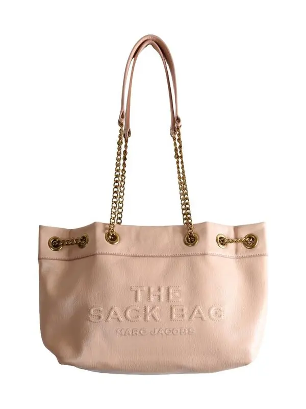 Marc Jacobs The Leather Chain Sack Bag - Rose