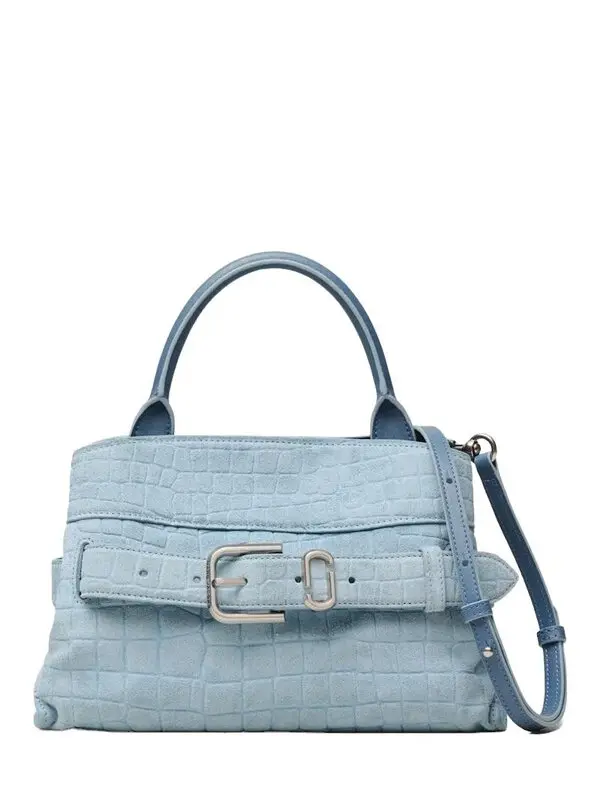 Marc Jacobs Suede Croco Handbag - Blueist