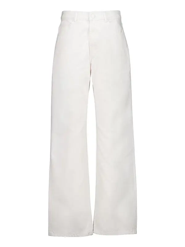 Ami High-waist Flared Jeans - White