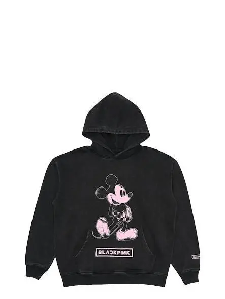 BLACKPINK X Disney Mickey Mouse Hoodie - Charcoal