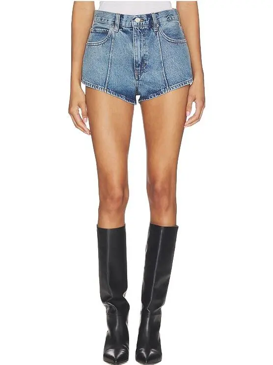 FRAME The Tilt Denim Short - Blue