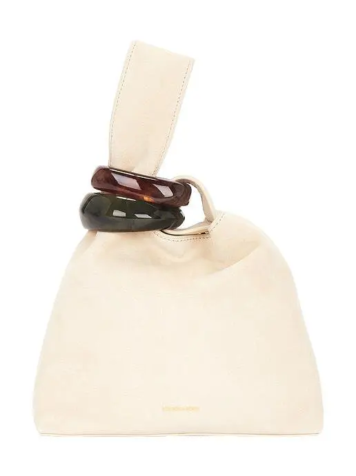 Veronica Beard Suede Swing Bag - Beige