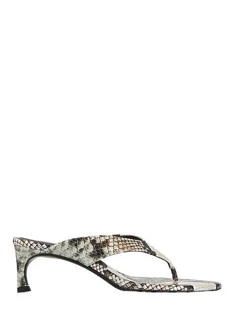 ROTATE BY BIRGER CHRISTENSEN Kitten Heel Mule - Grey