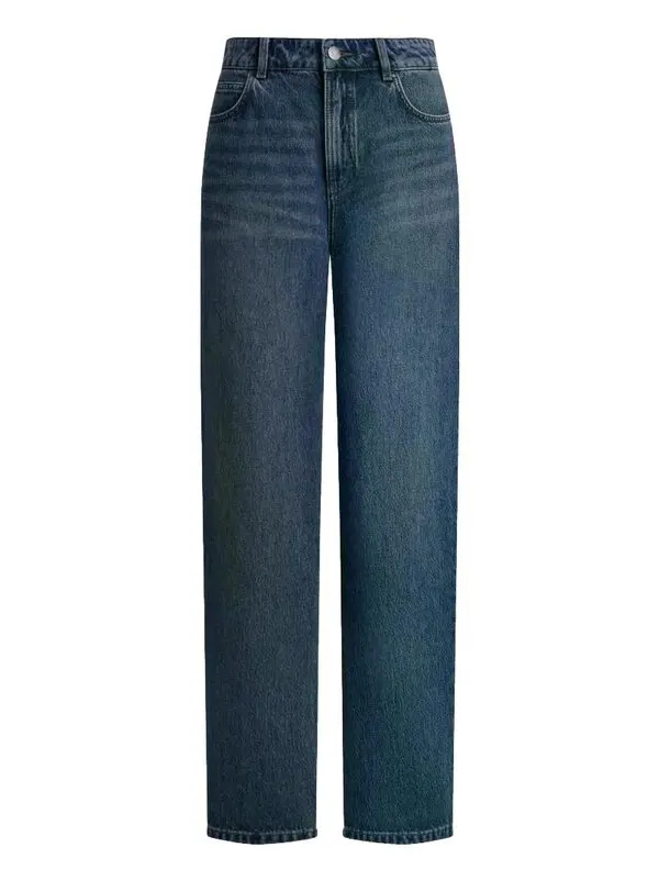 12 STOREEZ Balloon-leg Jeans - Blue