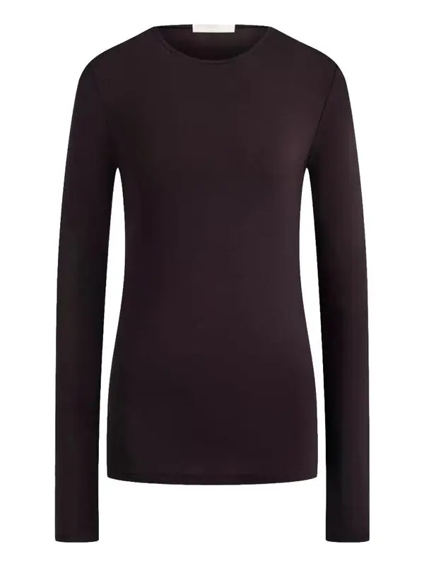 12 STOREEZ Kim Long-sleeve Top - Brown