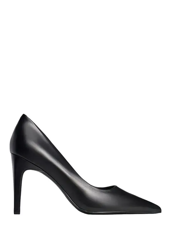 12 STOREEZ Pointed-toe Stiletto Pumps - Black
