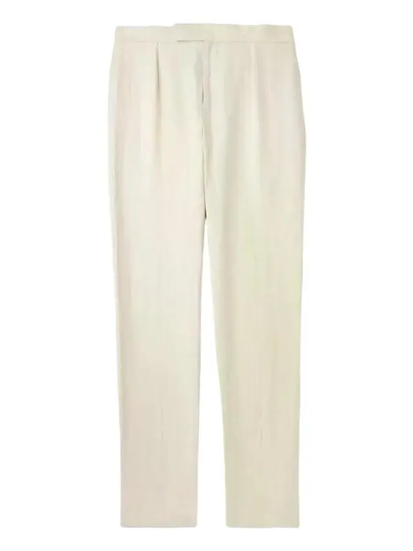 Ralph Lauren Purple Label Pleated Trousers - Neutrals