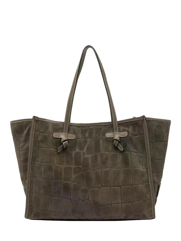 GIANNI CHIARINI Marcella Leather Tote - Green