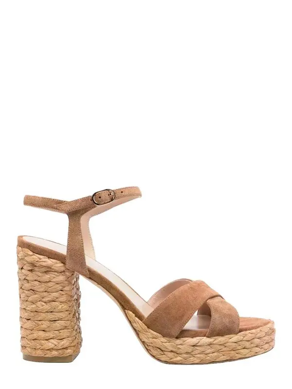 STUART WEITZMAN Suede Sandals - Neutrals