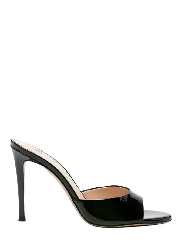 Roberto Festa Ramas Patent-finish Sandals - Black