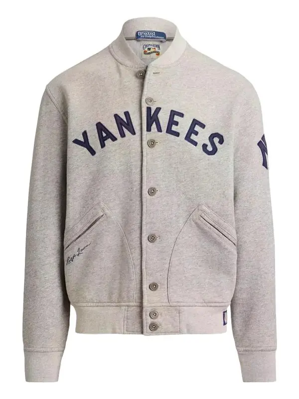 Polo Ralph Lauren Ny Yankees Bomber Jacket - Grey