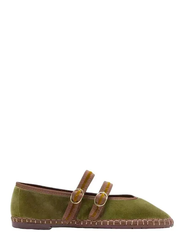 FLABELUS Claire Ballet Flats - Green