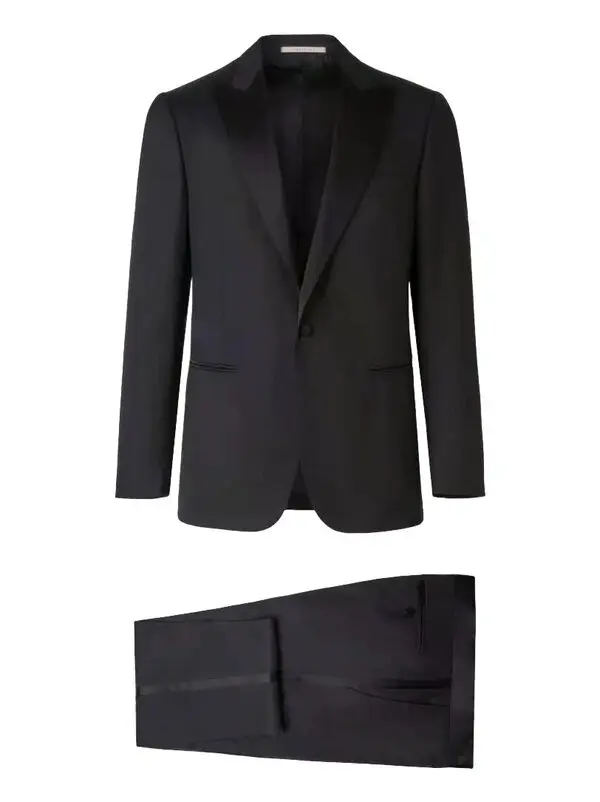 Pal Zileri Button-fastening Suit - Black
