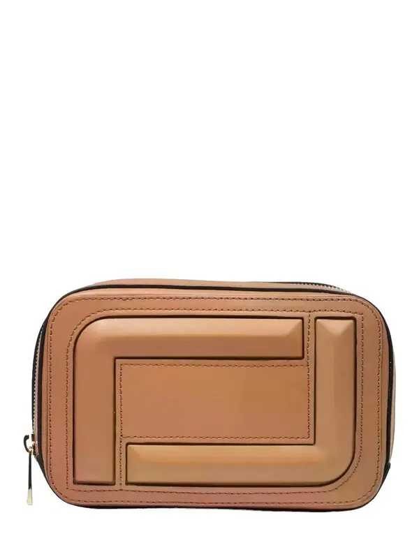 LANCEL Angele Cuir Top-zip Bag - Brown