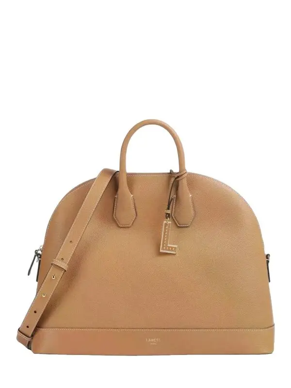 LANCEL Belleville Bugatti Leather Top-handle Bag - Neutrals