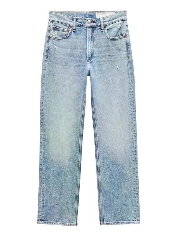 Rag & Bone Harlow Straight-cut Jeans - Blue