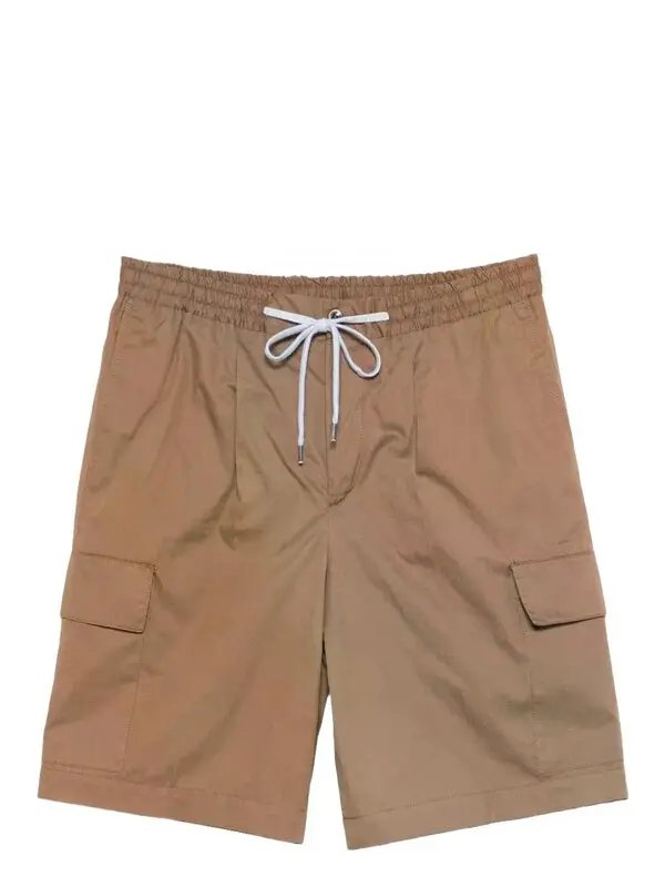 PT TORINO Cargo Pocket Drawstring Shorts - Brown