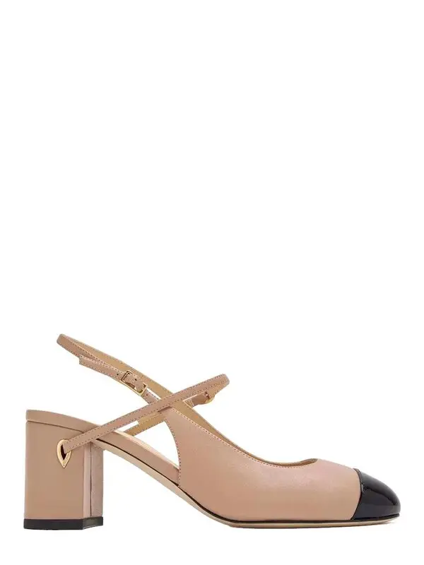 Jennifer Chamandi Mattia Slingback Pumps - Neutrals