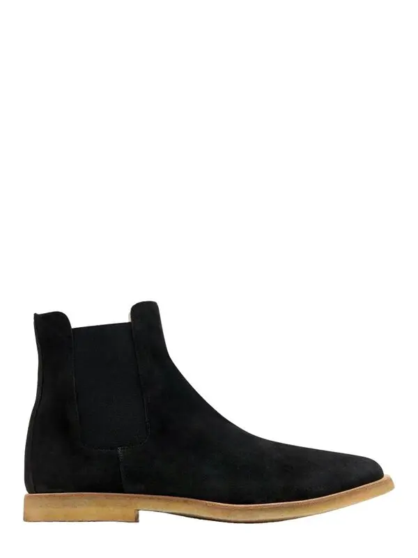 COMMON PROJECTS Suede Chelsea Boots - Black