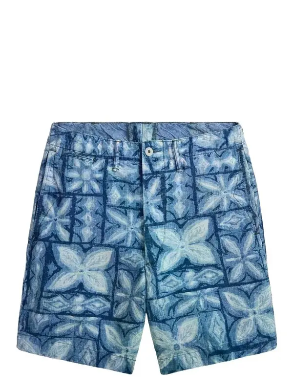Ralph Lauren Floral-print Shorts - Blue