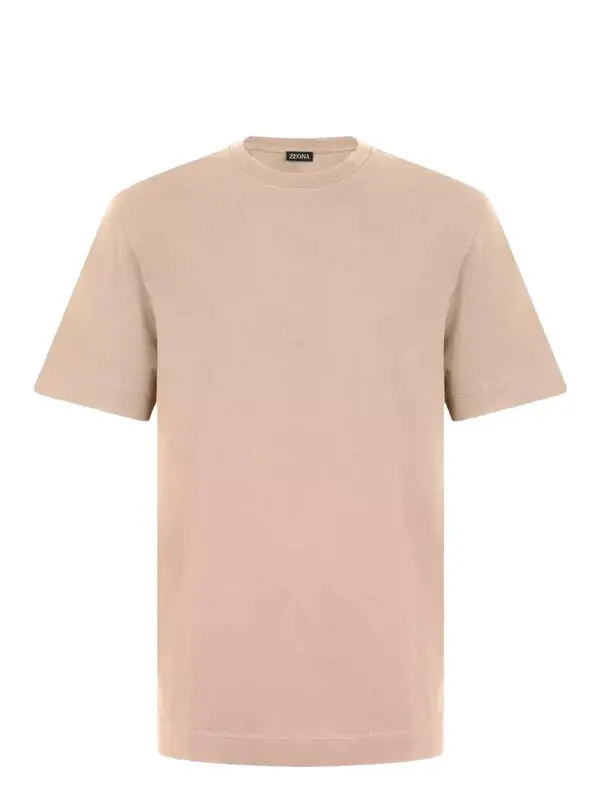 Zegna Short-sleeved T-shirt - Neutrals